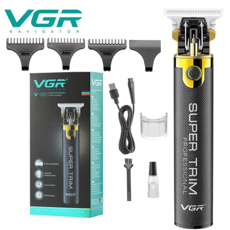 Maquina de Cabelo Acabamento Vgr 082 T Lamina Recarregavel | MadeiraMadeira