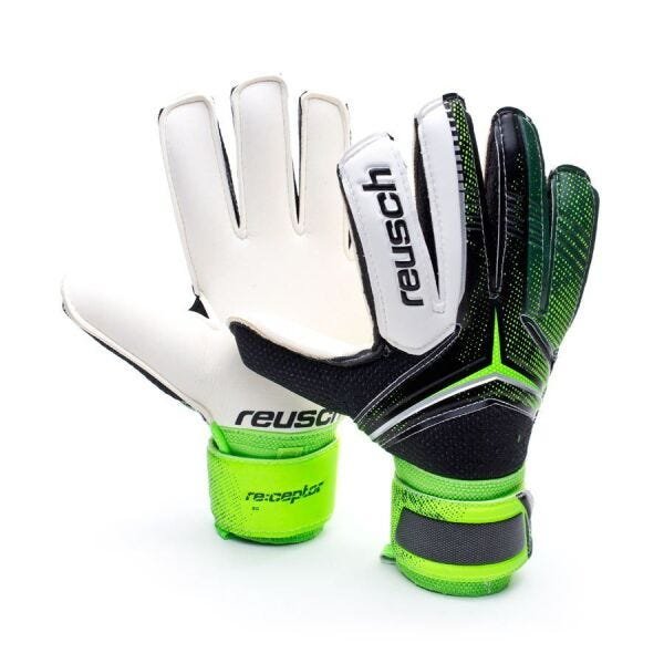 Luva de Goleiro Campo/Society Receptor Ergonomic Fit - Reusch - Verde - Tamanho 10 | MadeiraMadeira