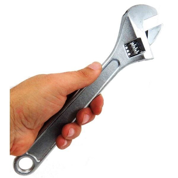 Chave Inglesa 10 Pol. Cromada 250mm Brasfort(E) | MadeiraMadeira