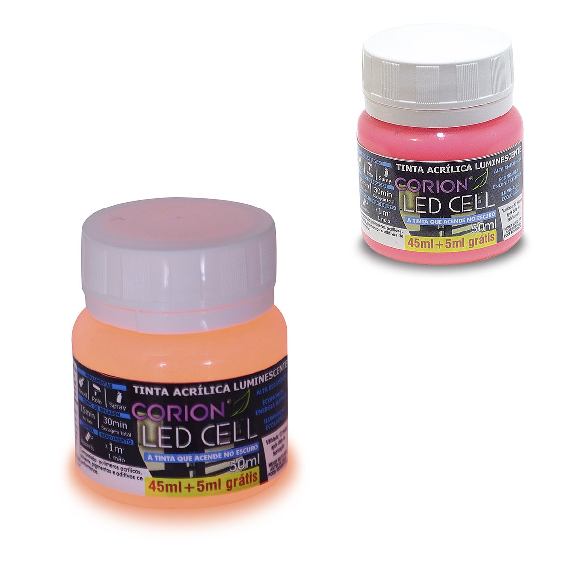 Tinta Glow - Pote Grande - Cor Rosa Neon | MadeiraMadeira