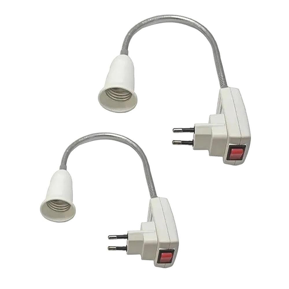 Kit 2 Soquetes Para Lâmpada C/Interruptor Cabo 40Cm Bestfer ...