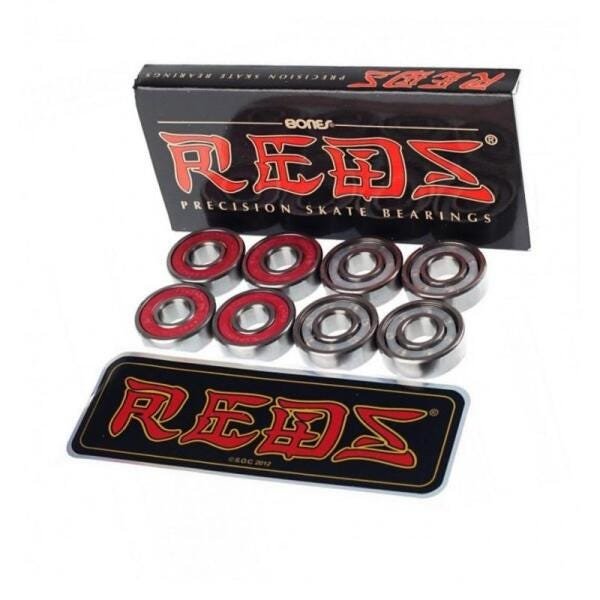 Rolamento Red Bones Precision Aço Skate Patins Longboard | MadeiraMadeira