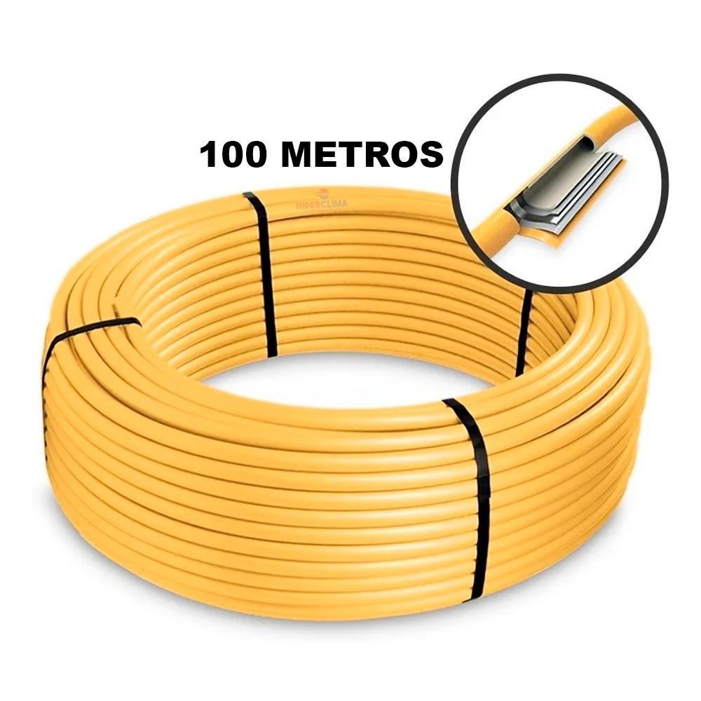 Tubo Pex Flex Amarelo UV 16MM Rolo com 100M - Sigas | MadeiraMadeira