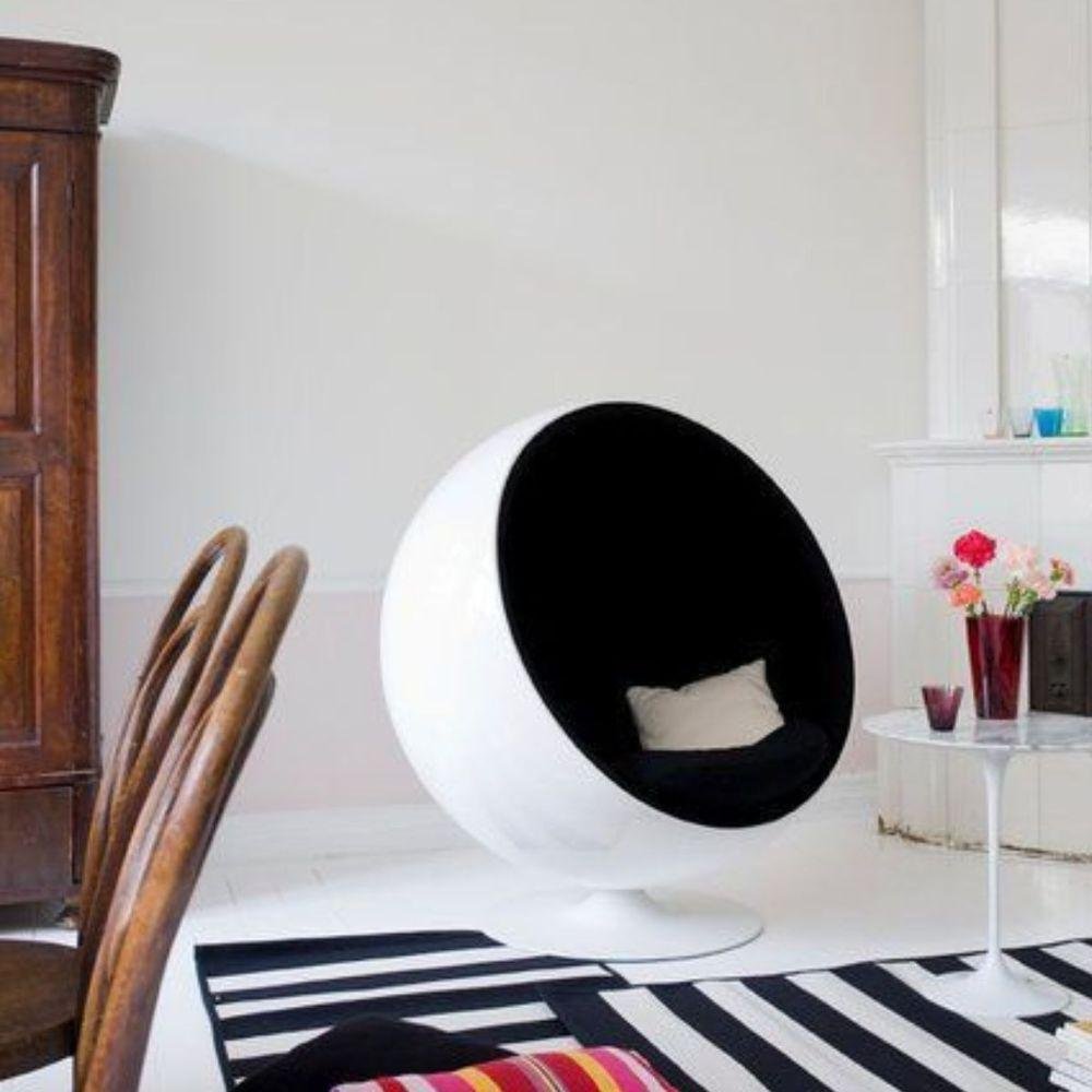 Poltrona Ball Chair Preta | MadeiraMadeira