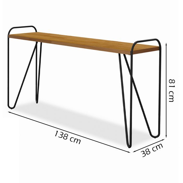 Aparador Para Sala Estilo Industrial 021006026 Pinus Natural LPA ...