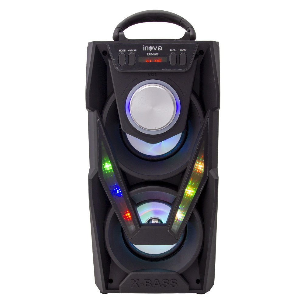 Caixa de Som Portátil Inova 10W Bluetooth PRETO | MadeiraMadeira