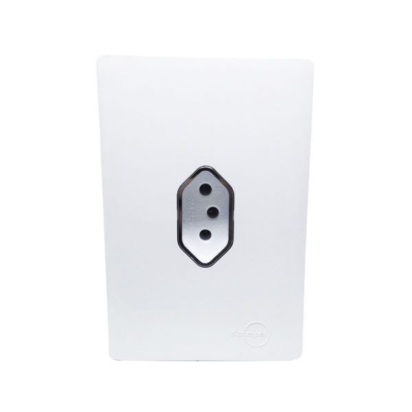 Tomada Universal Vertical 2p+t 20a com Placa 4x2 - Novara Tdn ...