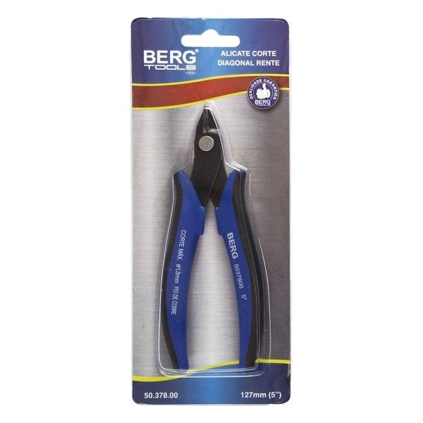 Alicate Diagonal Rente 5 Polegadas BERG TOOLS 5037800 | MadeiraMadeira