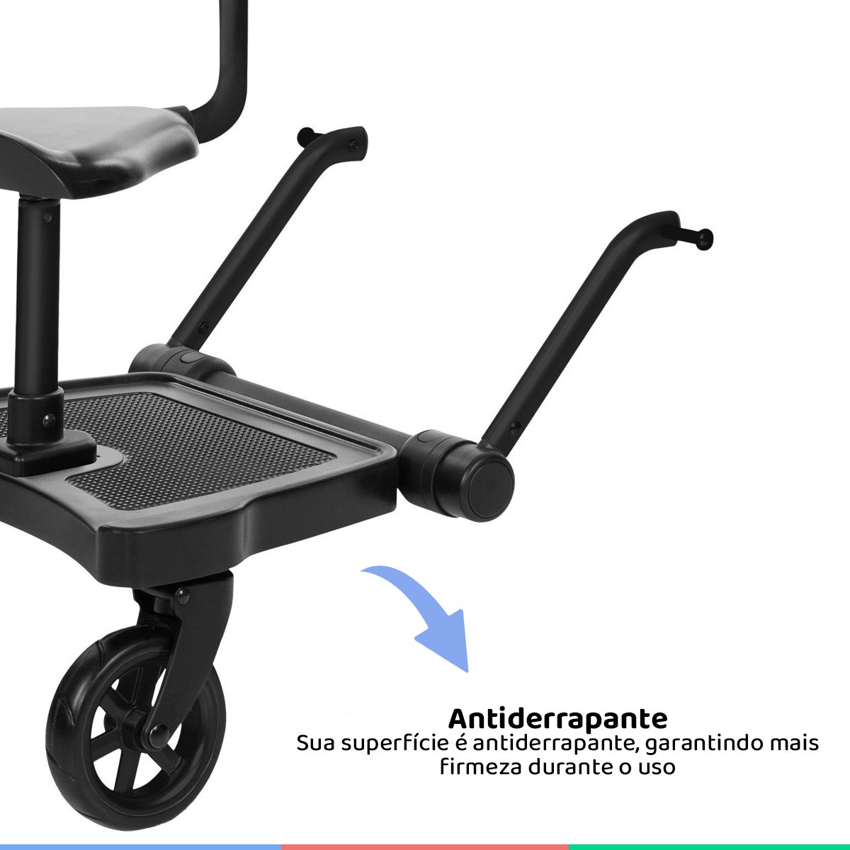 Plataforma Para Irmão Até 20 Kg Carrinho de Bebê Acoplagem C/ Assento ...