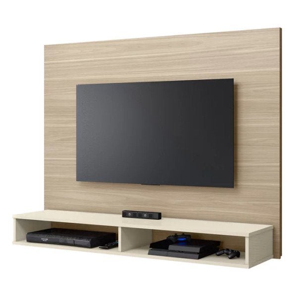 Painel Bancada para TV até 55 Polegadas Charme Macchiato Off White ...