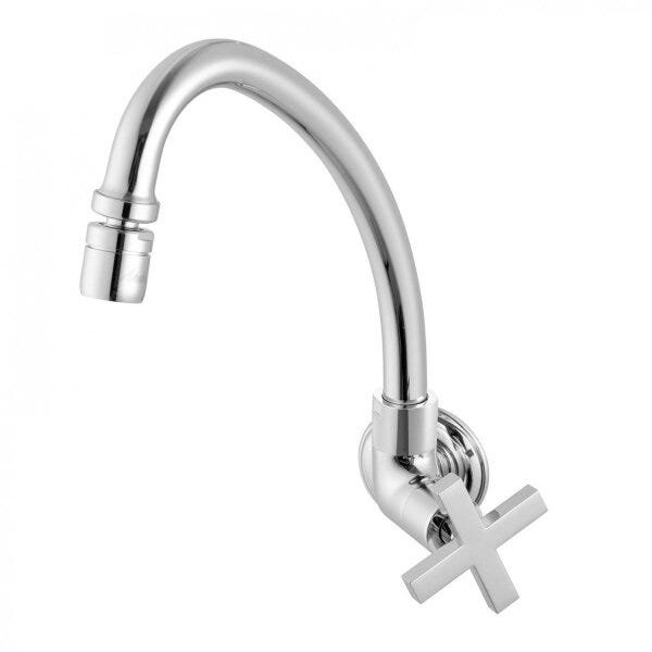 Torneira de Parede para Cozinha Bica Móvel 1187 Ômega C28 Meber Metais ...