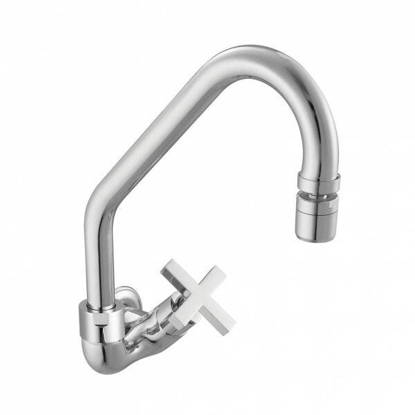 Torneira de Parede para Cozinha Bica Móvel 1180 Ômega C28 Meber Metais ...