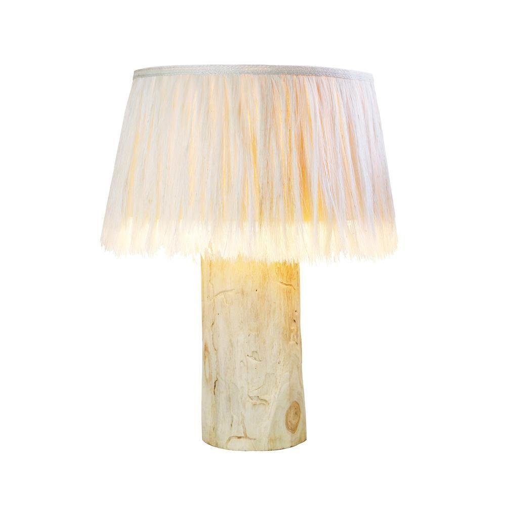 Abajur / Luminária de Mesa O'thentique Modelo Trunk Natural ...