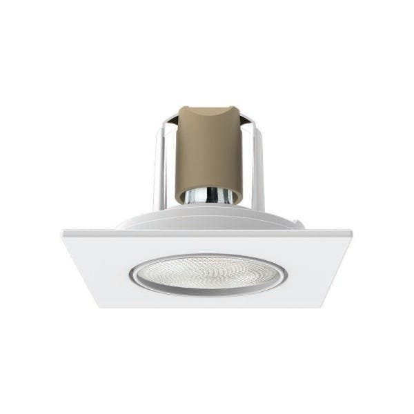 Embutido Face Plana Quadrado Branco - Interlight IL 0092-BMTX-V2 | MadeiraMadeira