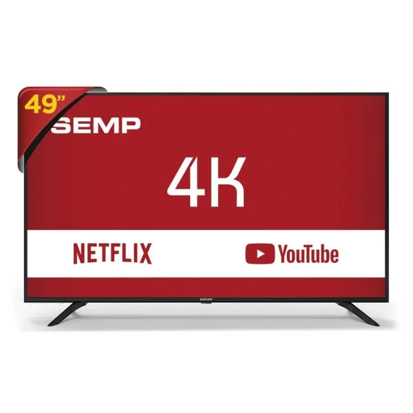 Smart TV LED 49 Polegadas 4K 49Sk6000 - Semp Unica | MadeiraMadeira