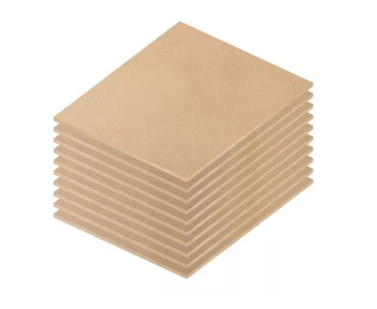 10 placas de MDF de 40x30cm e espessura de 6mm-Artesanato | MadeiraMadeira