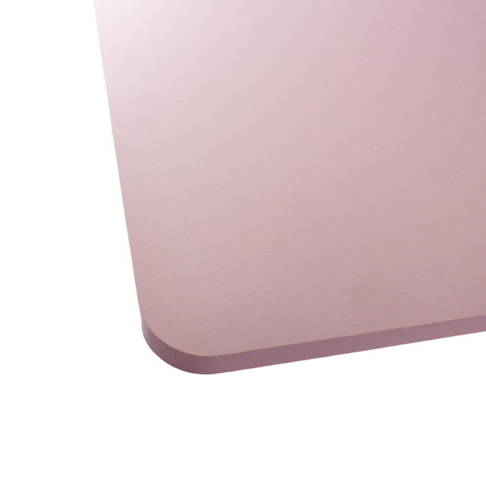 Tampo reto 1200 x 600mm Rosa Milkshake | MadeiraMadeira