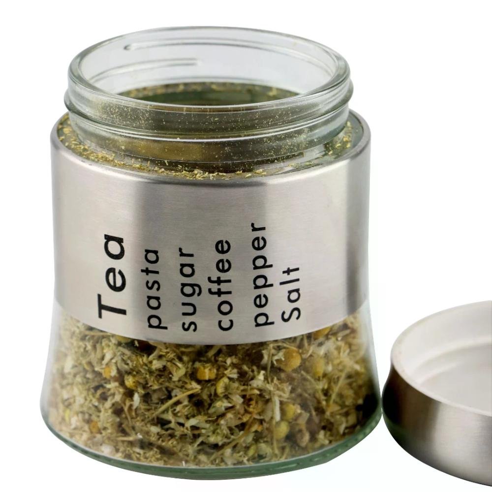 Pote Cylinder para cha redondo em aco inox 400ml D9,5xA10,5cm ...