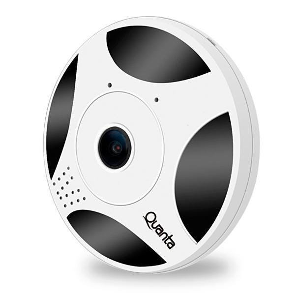 Câmera IP Quanta QTLCID360 Wi-Fi/Visão 360º/Olho de Peixe | MadeiraMadeira