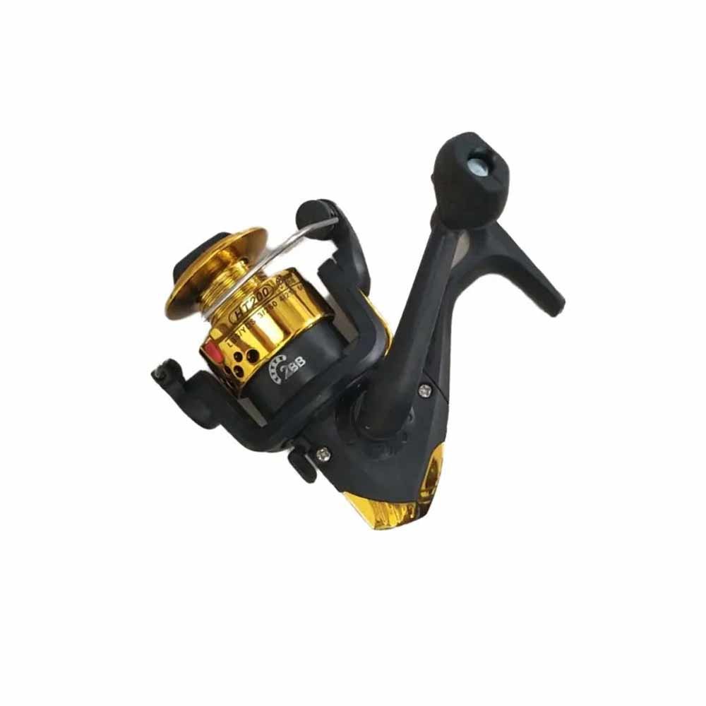 Molinete de Pesca Pico 200 1R Pequeno Dourado Com Linha Dayama ...