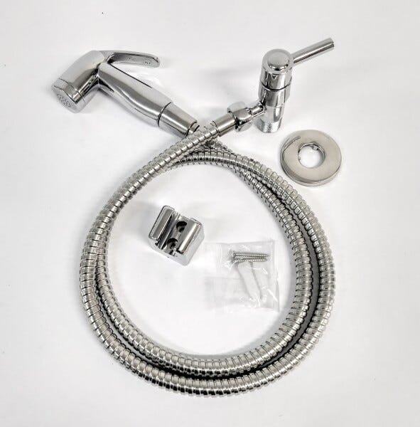 Ducha Higiênica metal 1/4 volta c62 gatilho abs cromado | MadeiraMadeira