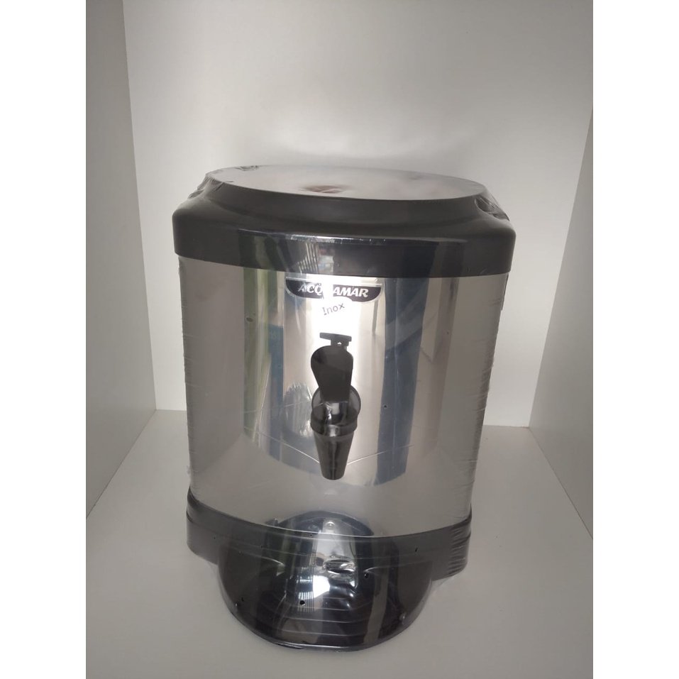 Cuba de Barro Suporte Preto e Inox | MadeiraMadeira