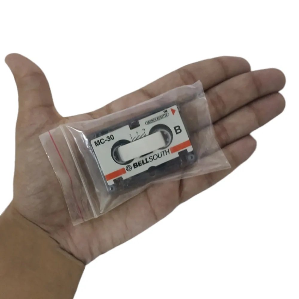 Fita Microcassete Gravador Micro K7 30 Min Mc30 Kit 30 Uni Secretaria ...