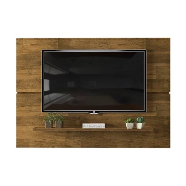 Painel para TV 70 Polegadas Dala Tronco Ripado DJ Móveis | MadeiraMadeira