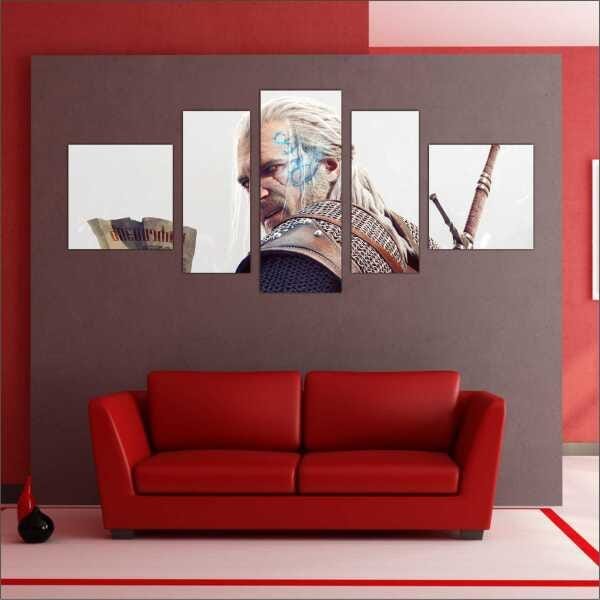 Quadro Decorativo The Witcher Games Jogos Quartos Salas Interiores ...
