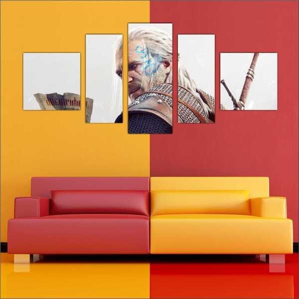 Quadro Decorativo The Witcher Games Jogos Quartos Salas Interiores ...