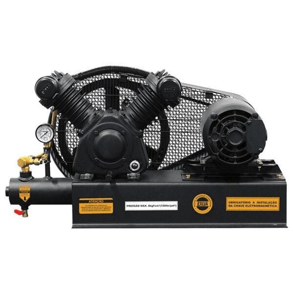 Compressor de Ar 10Bpv Base 2Hp Ip21 | MadeiraMadeira