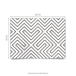 Adesivo de Azulejo Maze Chevron - 60x45 cm | MadeiraMadeira