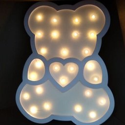 Luminária Led Urso - Azul | MadeiraMadeira