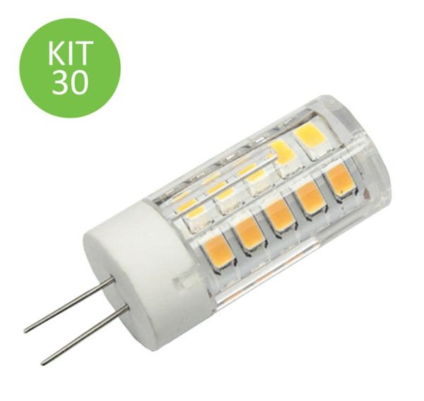 Lâmpada Led G4 Bipino 3.5w Branco Frio 220v Kit 30 | MadeiraMadeira