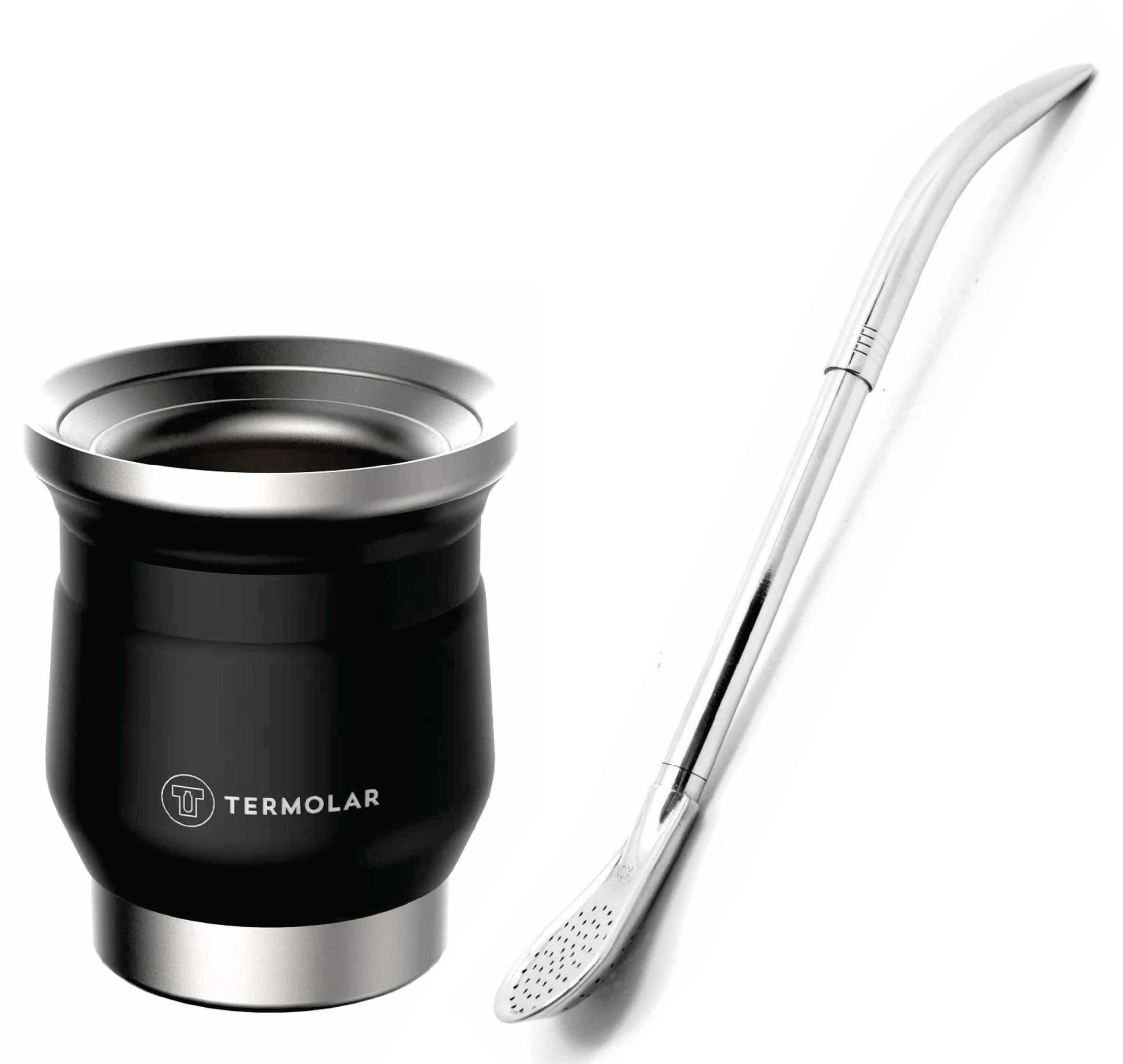 Kit Chimarrão Tereré Cuia Tupi Termolar + Bomba Inox Curva | MadeiraMadeira