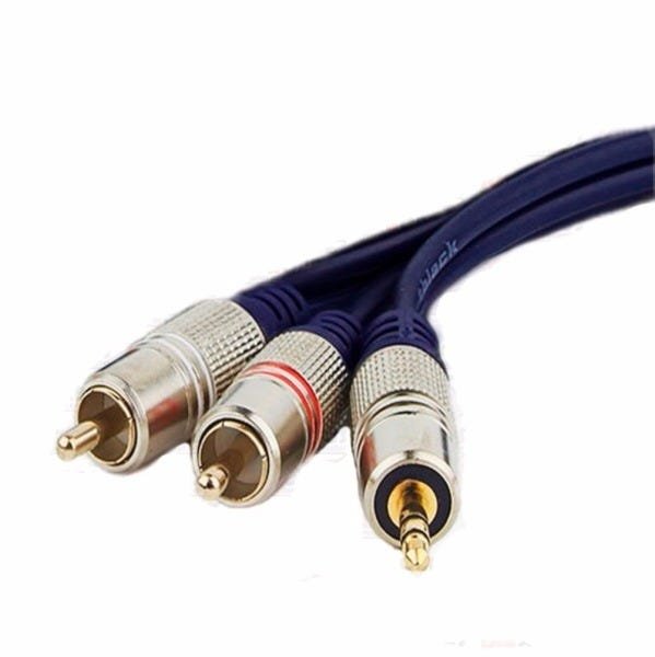 Cabo 2 Rca X P2 Com Pontas Metálicas De 3 Metros | MadeiraMadeira