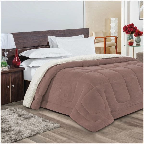 Coberdrom Everest Solteiro é composto por 01 Peça - Rose | MadeiraMadeira