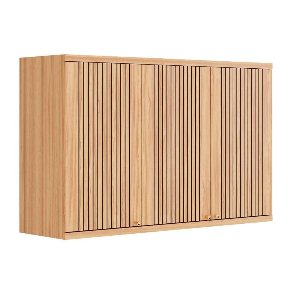 Armário de Cozinha Modulado Sauvignon C/ 3 Portas Canelada 120cm ...