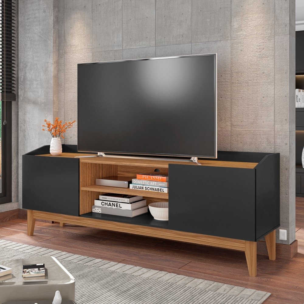 Rack para TV 1.6 Rachel Preto Noce | MadeiraMadeira