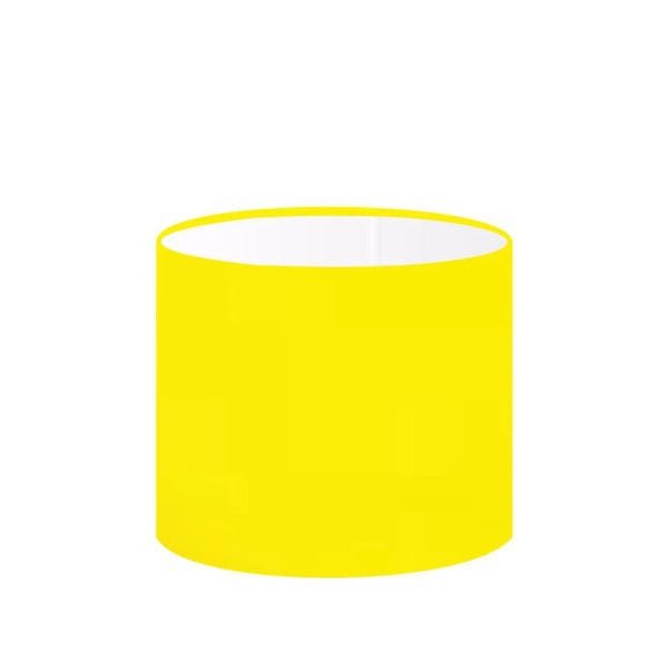 Cúpula de Abajur Redonda Ø25x25 - Cores Lisas Md2009 - Amarelo / Am-01 ...
