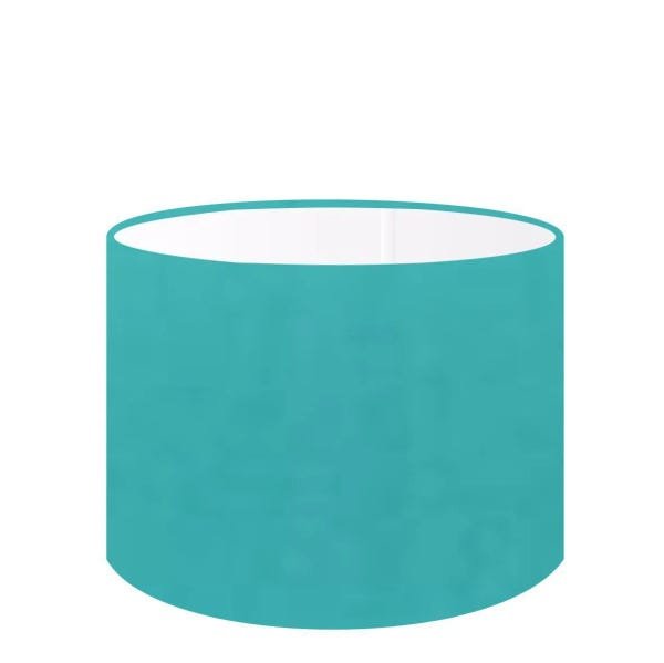 Cúpula de Abajur Redonda Ø45x30 - Cores Lisas Md2015 - Verde Água / Vda ...