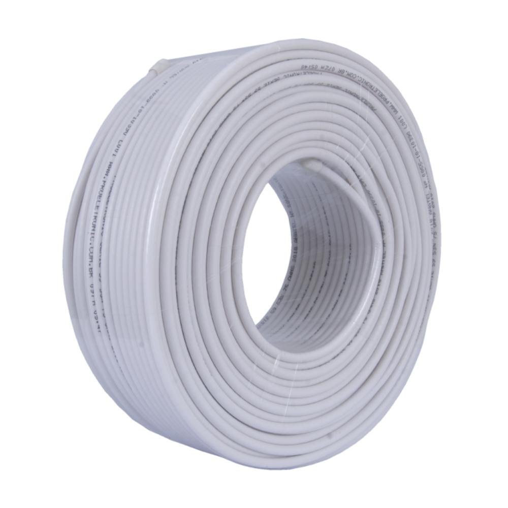 Cabo Coaxial Rg59 Proeletronic Caco5940/01 40% de Malha - 100m ...