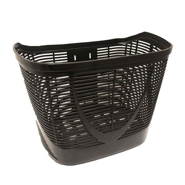 Cesta Aro 26 - Plástica Importada - Passeio - Preta | MadeiraMadeira