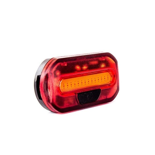 Farol 0,5w LED Branco + Sinalizador (Pisca) com 15 Super LED Vermelho ...