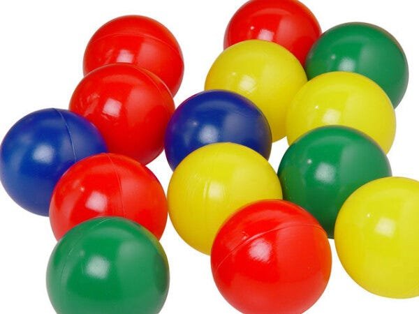 Kit Bolinhas com 100 Bolinhas Coloridas - Braskit | MadeiraMadeira