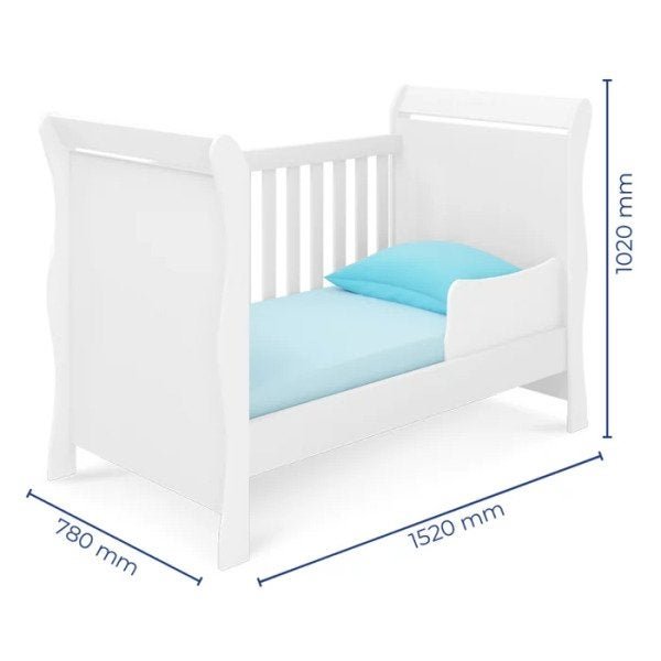 Berço Infantil Mini Cama Colonial Baby Amore Branco 13555 Qmovi ...