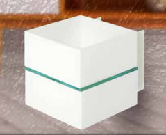 Arandela 1 filete de luz Branca 4,5W branco quente 220V Externa ...