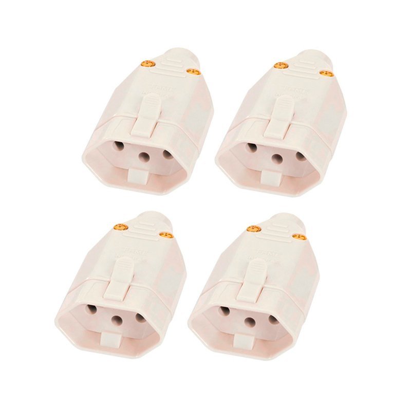 4 Plug Fêmea 2P + T Fame 20A 250V Cinza | MadeiraMadeira
