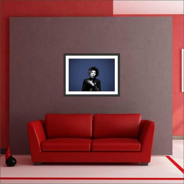Quadro Decorativo Jimi Hendrix Guitarra Musicais Salas Interiores Com ...
