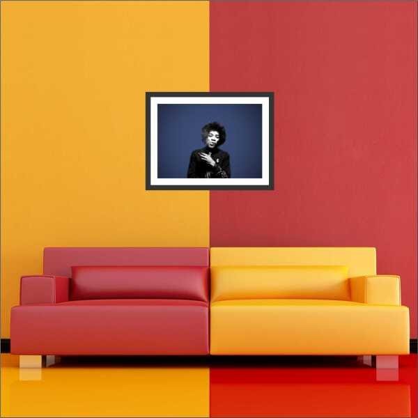 Quadro Decorativo Jimi Hendrix Guitarra Musicais Salas Interiores Com ...